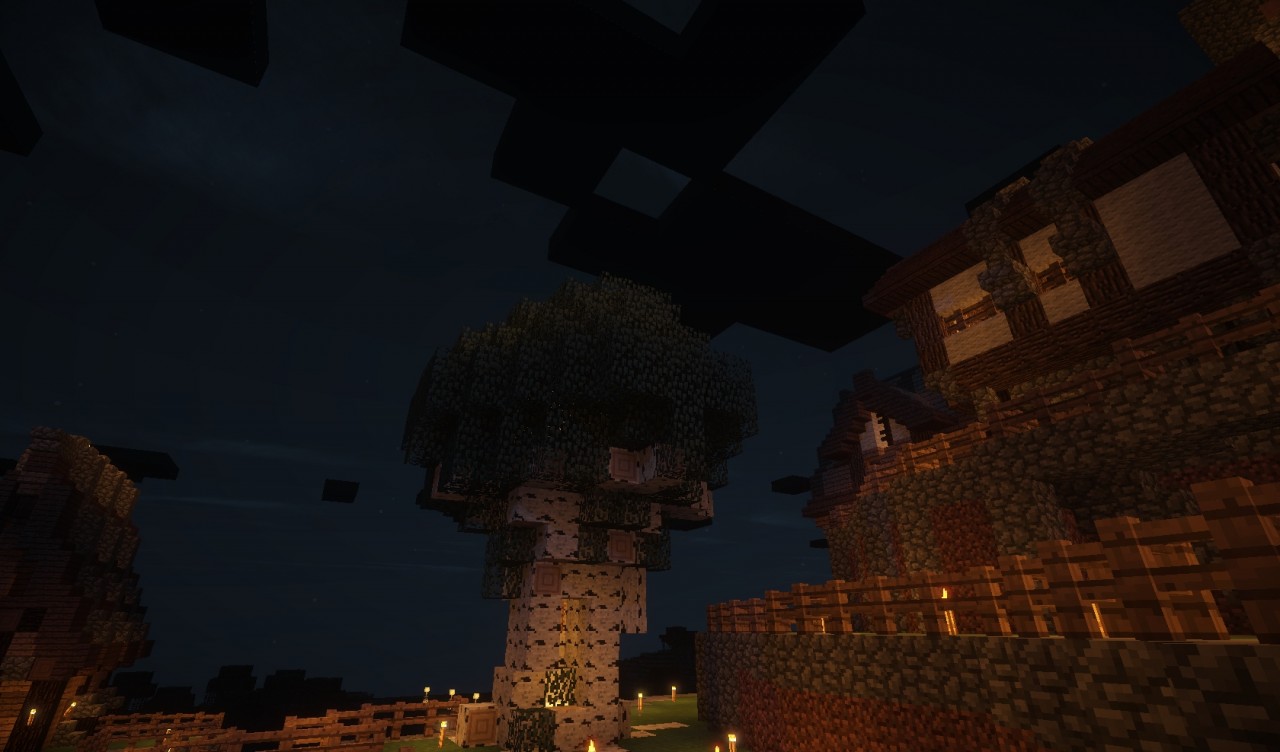 Giant Birch(-Ghost) tree(-home) Minecraft Map