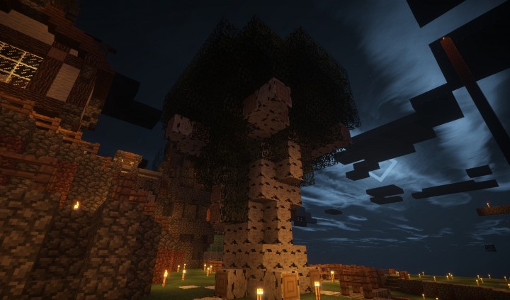 Giant Birch(-Ghost) tree(-home) Minecraft Map