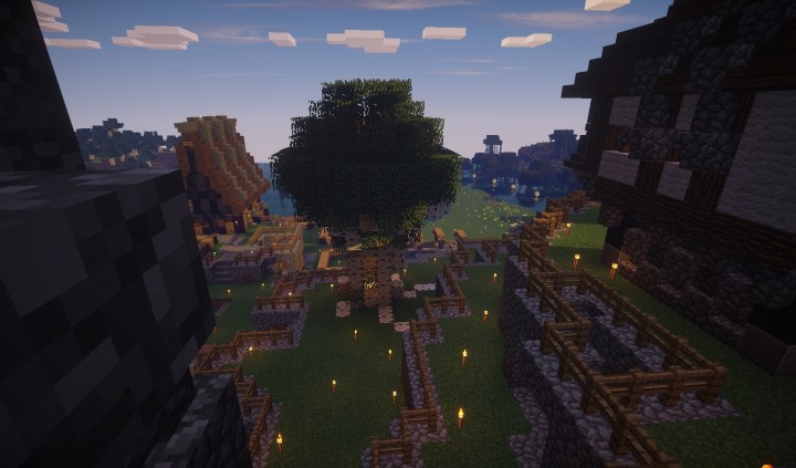 Giant Birch(-Ghost) tree(-home) Minecraft Map