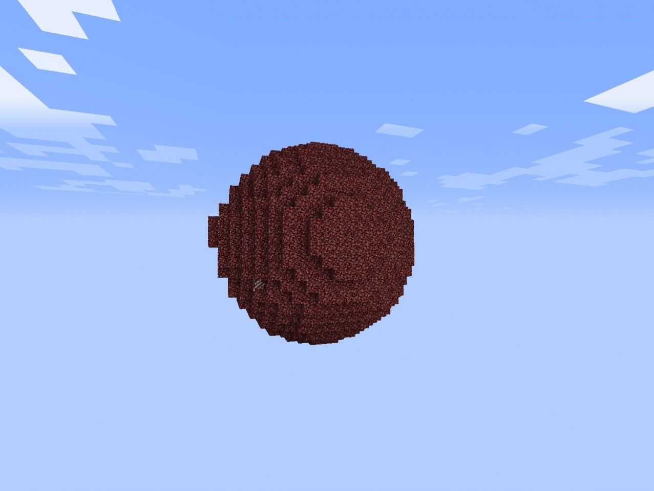 World in a Ball / Survival map Minecraft Map