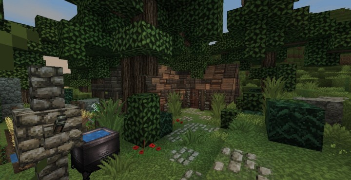 Medieval Cabin in the woods Minecraft Map