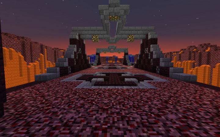 Spawn Mountains in Hell Minecraft Map