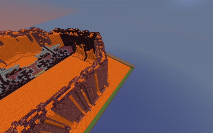 Spawn Mountains in Hell Minecraft Map