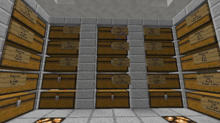 auto item sorter & auto furnace Complex redstone base Minecraft Map