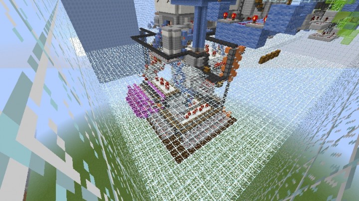 auto item sorter & auto furnace Complex redstone base Minecraft Map