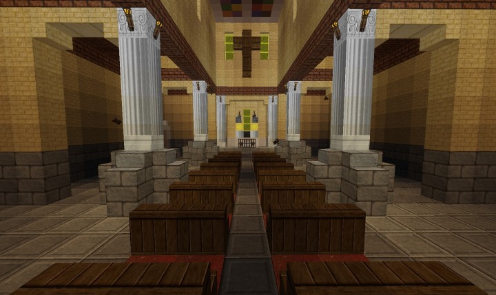 A Christian Basilica Minecraft Map