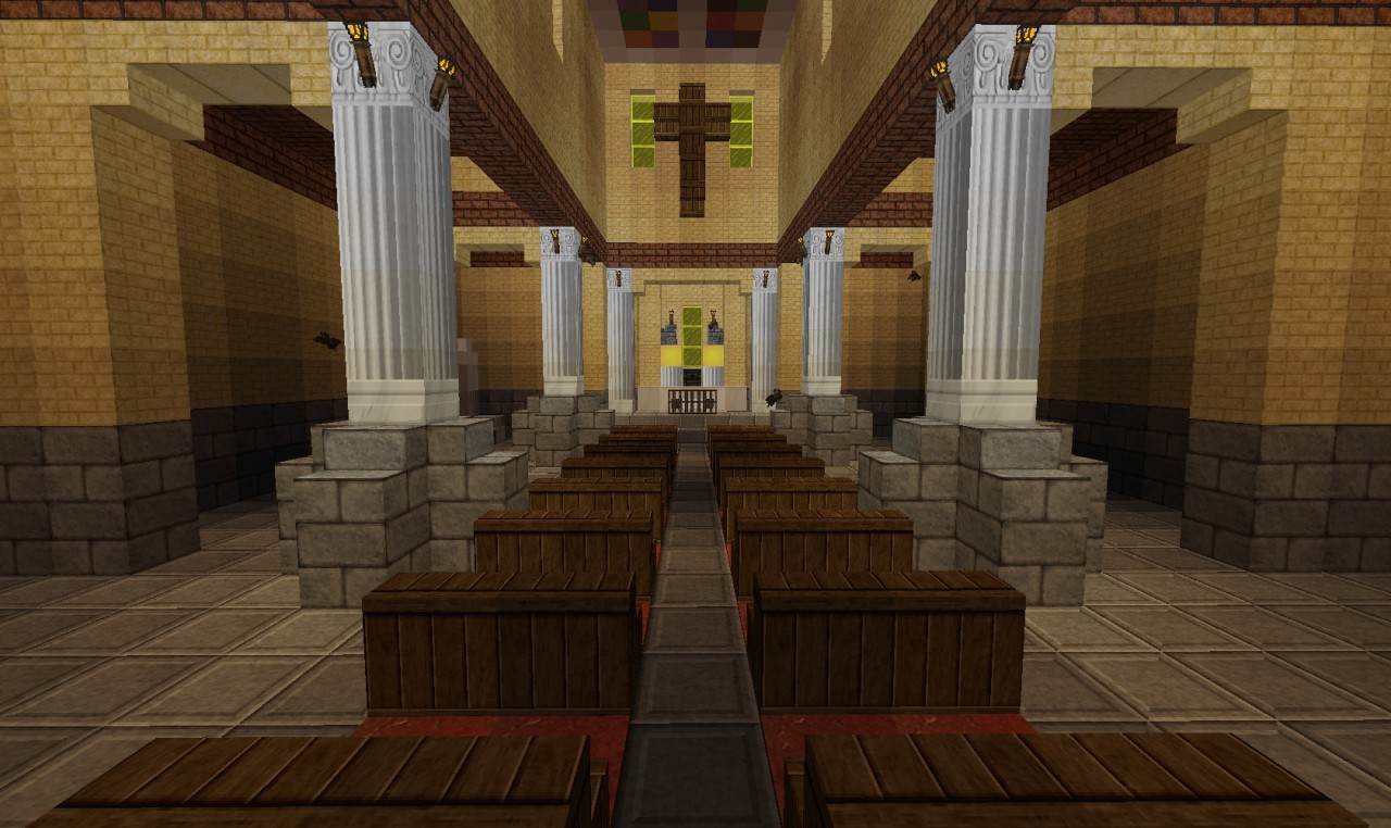 A Christian Basilica Minecraft Map