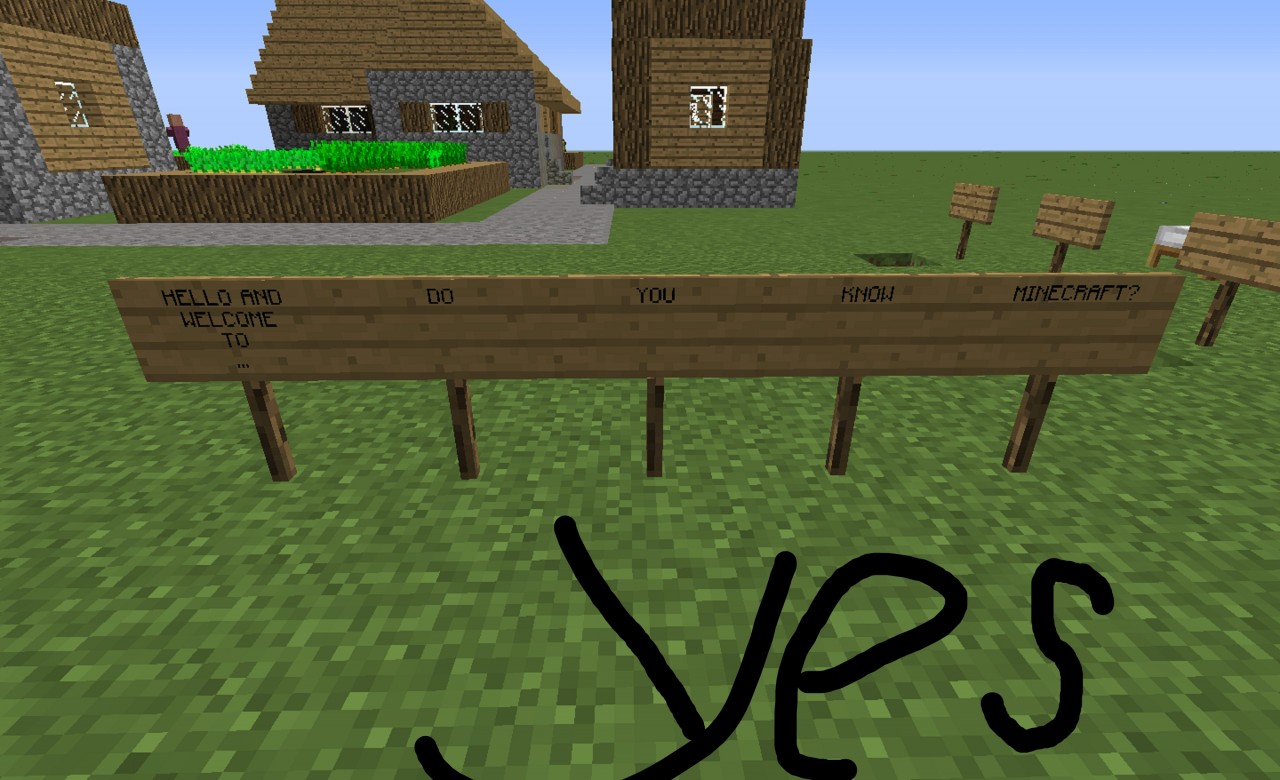 DO YOU KNOW MINECRAFT? Minecraft Map