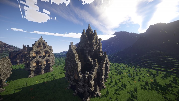 Gothic House with Tower (with interior) Minecraft Map