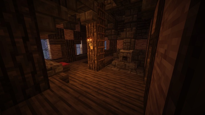 Gothic House with Tower (with interior) Minecraft Map