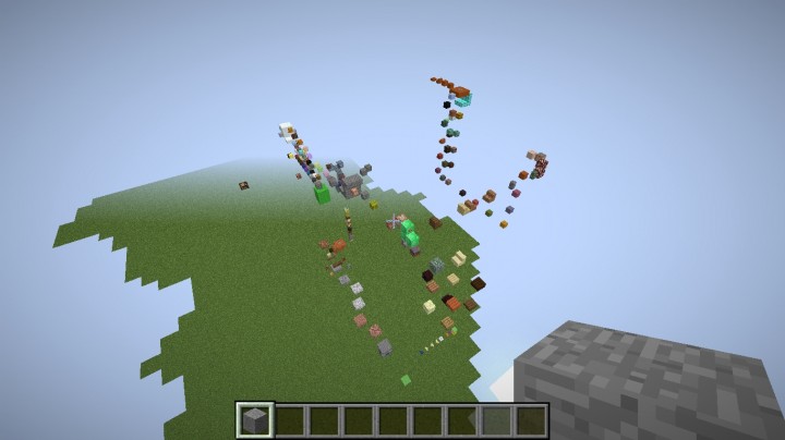 Exploring All Blocks parkour (1.8) Minecraft Map