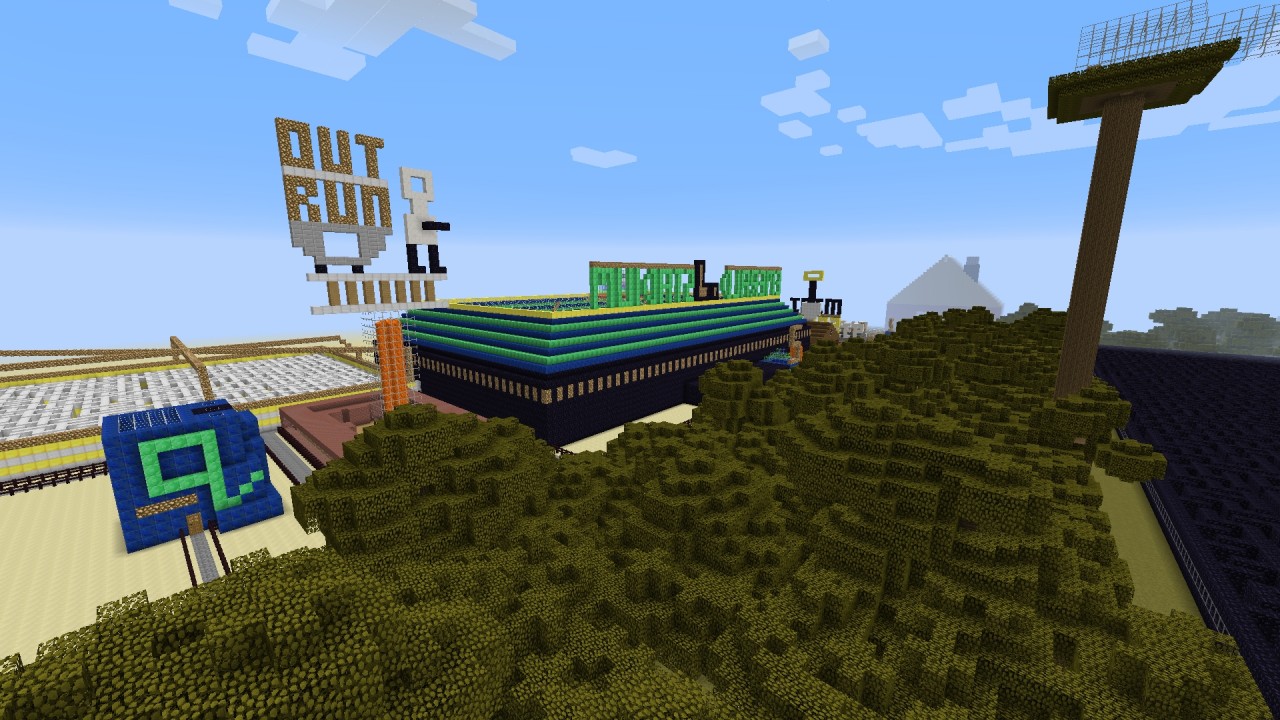 Astroland mini-game park HUGE! Minecraft Map