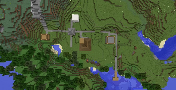 Build A Village Minecraft Map