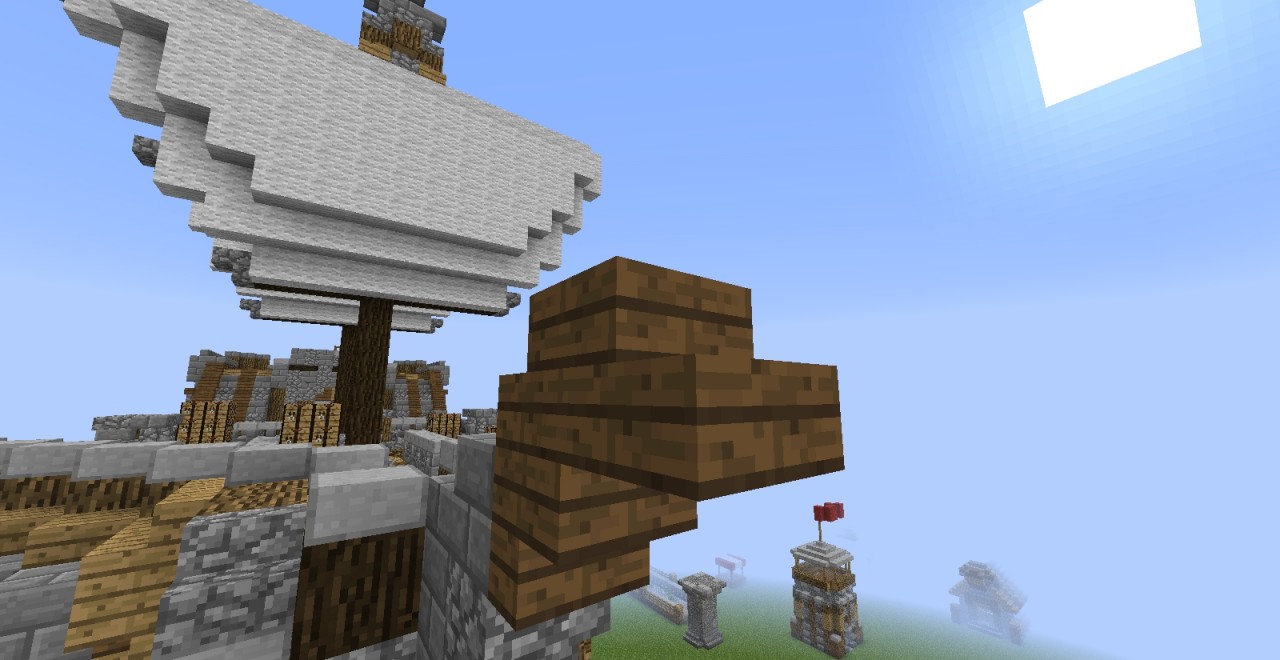 Just a Ship... (Normal and Destroyed version) Minecraft Map