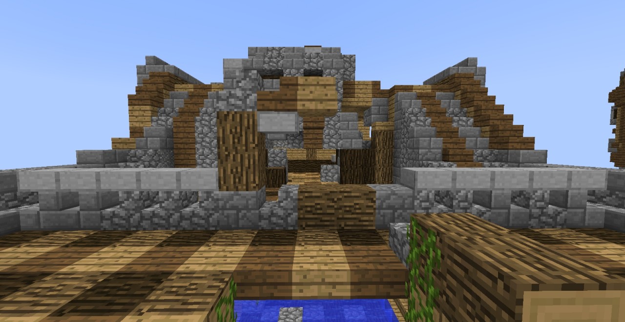 Just a Ship... (Normal and Destroyed version) Minecraft Map