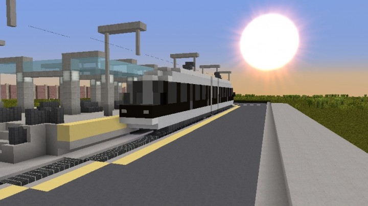 City Tram Minecraft Map