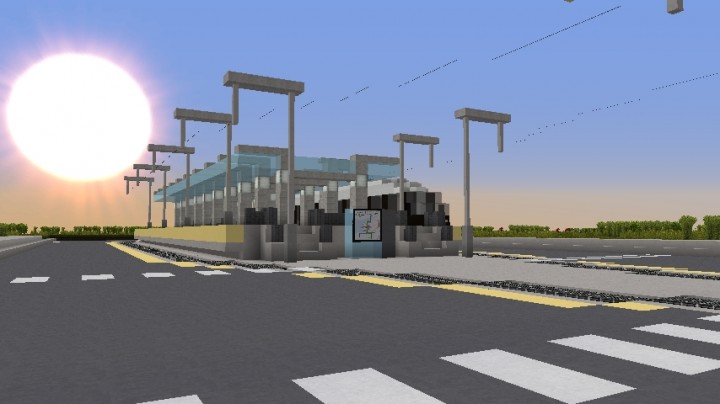 City Tram Minecraft Map