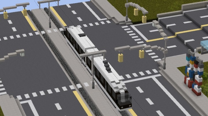 City Tram Minecraft Map