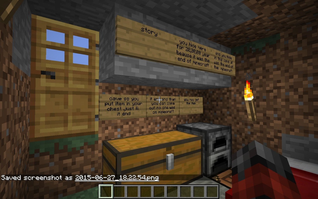 the end of Minecraft Minecraft Map