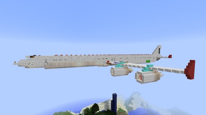 Airbus ACJ 340-849R Concept Minecraft Map