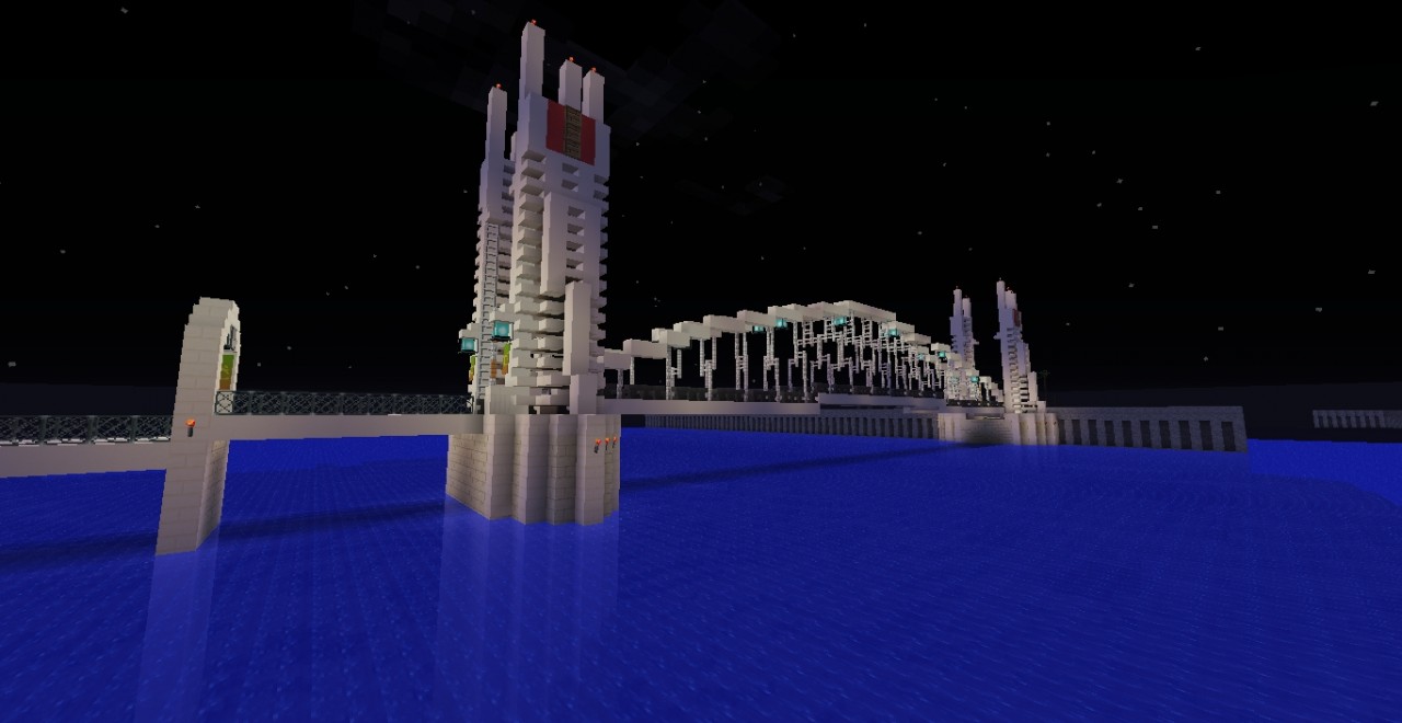 Long Port Keys Pedestrian Bridge - Greenfield Minecraft Map