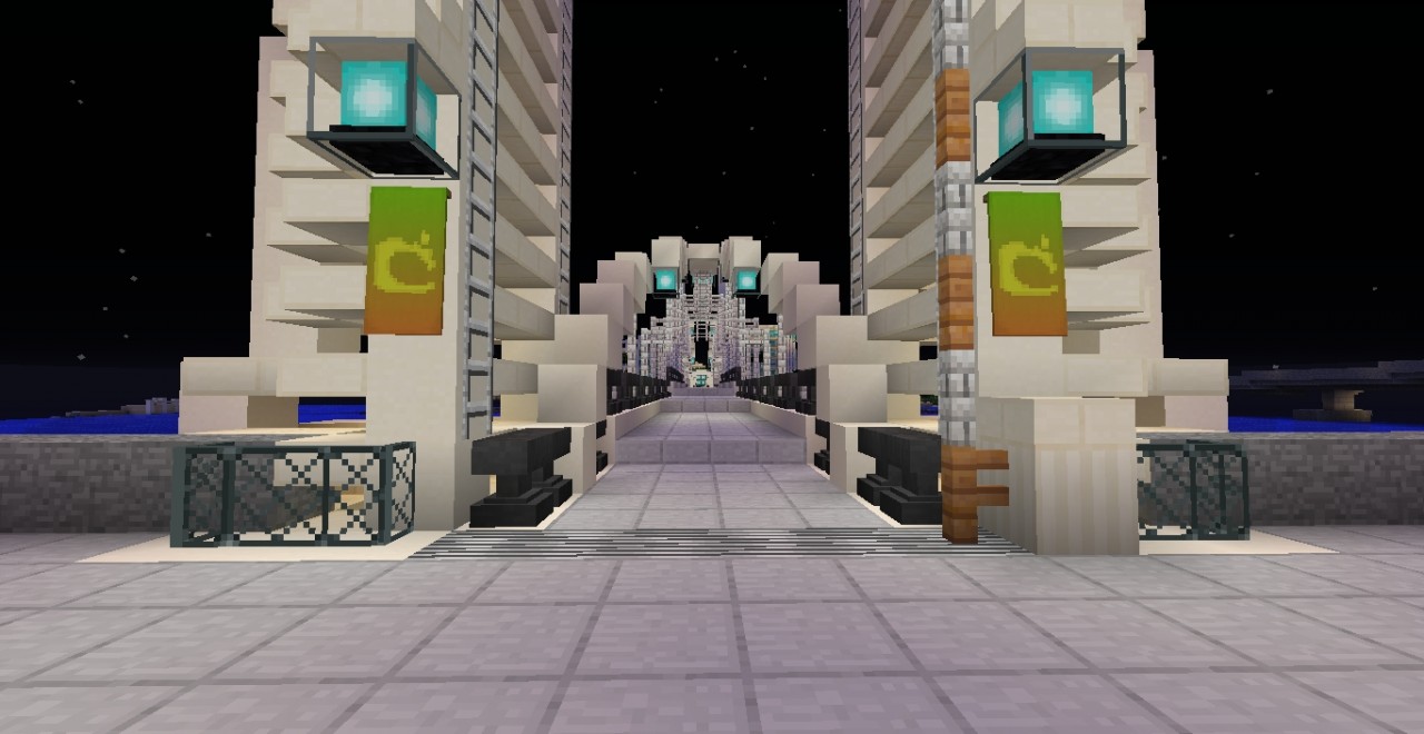 Long Port Keys Pedestrian Bridge - Greenfield Minecraft Map