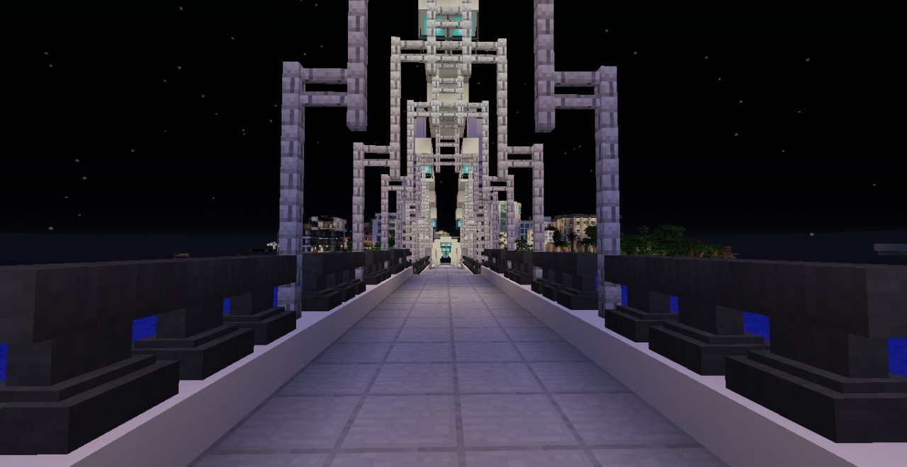 Long Port Keys Pedestrian Bridge - Greenfield Minecraft Map