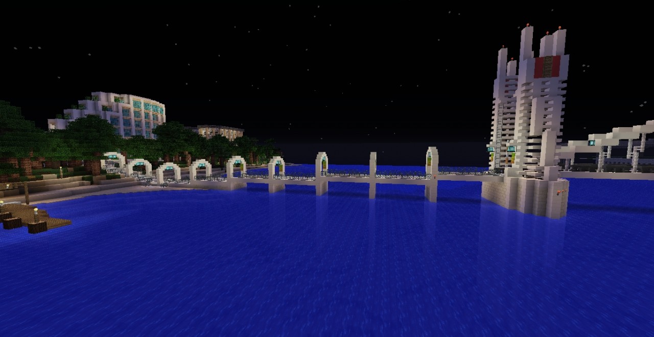 Long Port Keys Pedestrian Bridge - Greenfield Minecraft Map