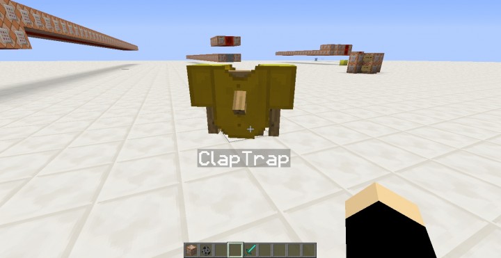 ClapTrap In Vanilla Minecraft | Only Two Commands Minecraft Map