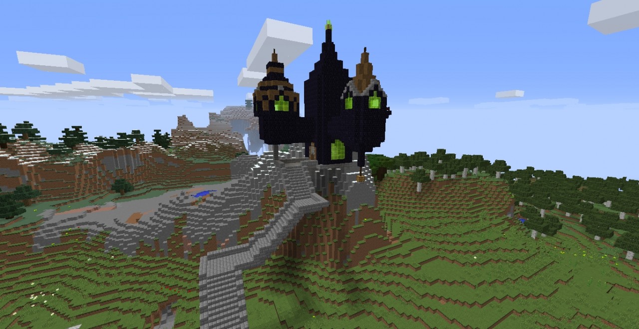 Creepy Witch Hut Castle Minecraft Map