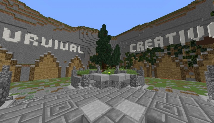 Simple and Minigame Lobby Minecraft Map