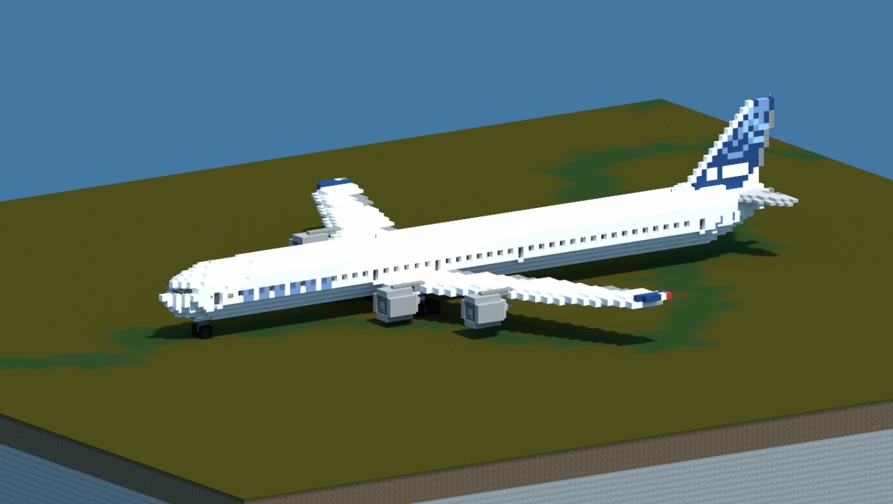 (Flows HD) Airbus A340-600 by TwIsTeD_uP454 Minecraft Map