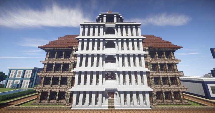 Medieval trading post Minecraft Project