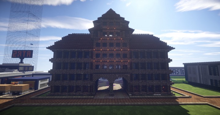 Medieval trading post Minecraft Map