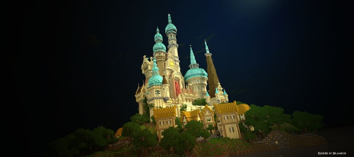 Disney Tangled - Castle Minecraft Map
