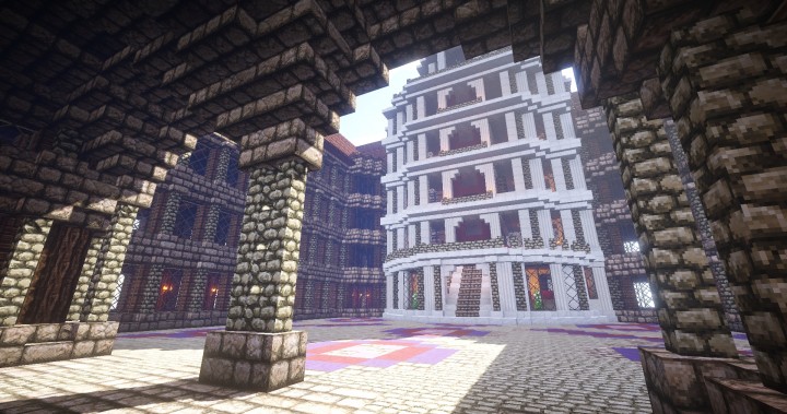 Medieval trading post Minecraft Map