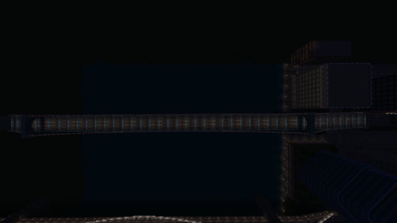 Hanging Bridge for Trains | Capital City PS4 Minecraft Map