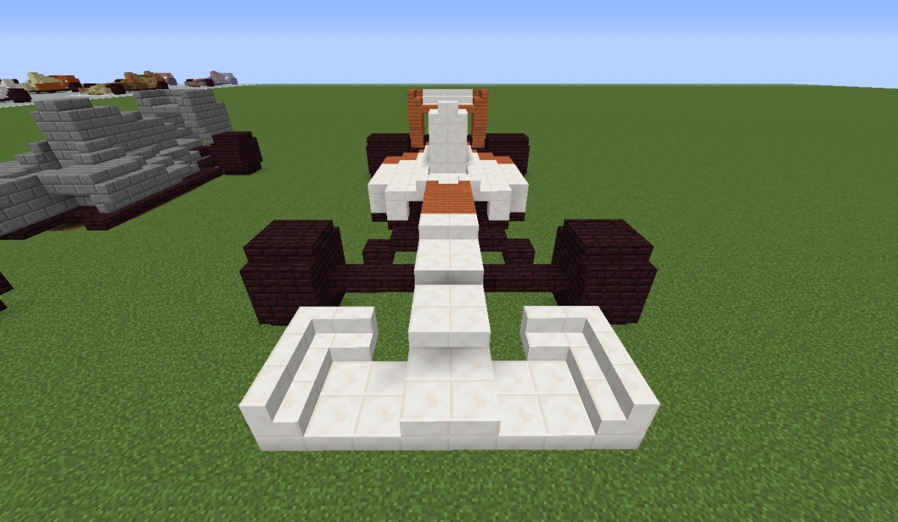 Mini F1(Formula 1) Car Model : McLaren Honda MP4/6 `91 Minecraft Map