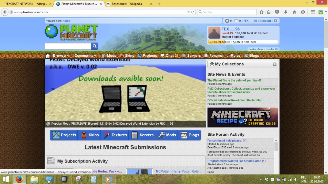 [FRSM:DWE] [Forge] [1.7-1.8] [v. 0.22] Decayed World Extension ...