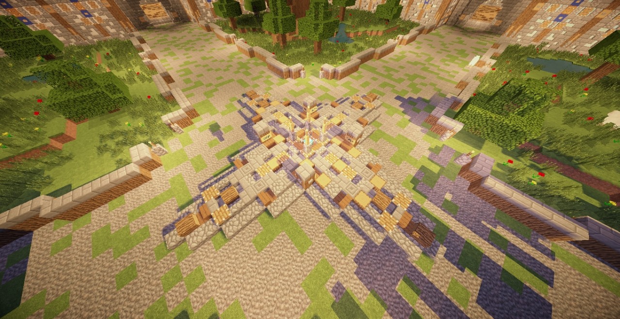 Simple medieval spawn Minecraft Map