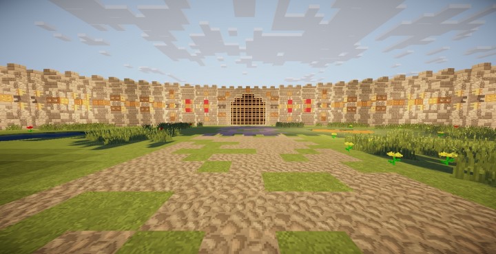 Simple medieval spawn Minecraft Map