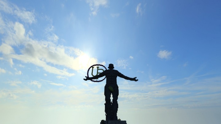 University of the Philippines Los Baños Oblation Statue Minecraft Map