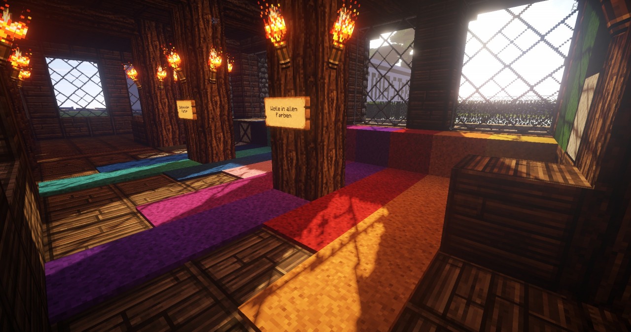 Medieval trading post Minecraft Map