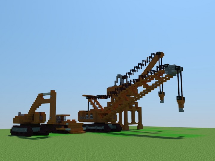 Construction machinery 1.8.7 Minecraft Project