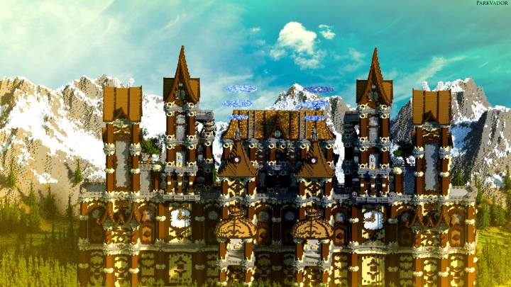 The magician academy Minecraft Map