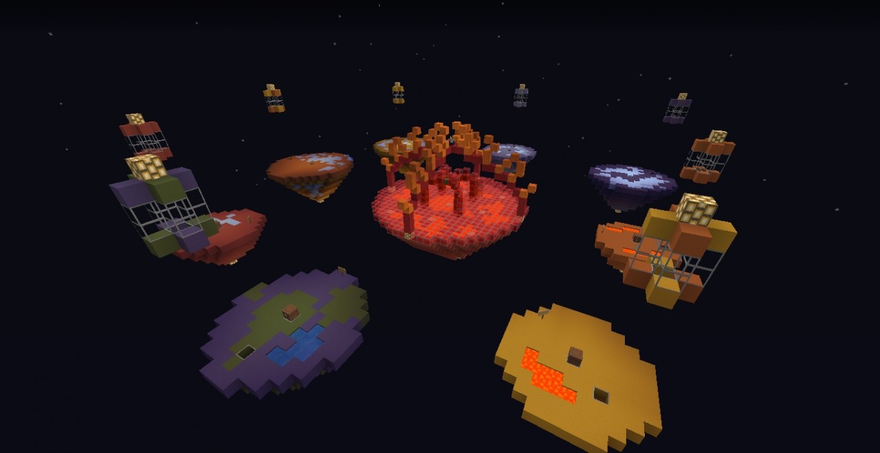 SolarWars, a SkyWars Map Minecraft Map