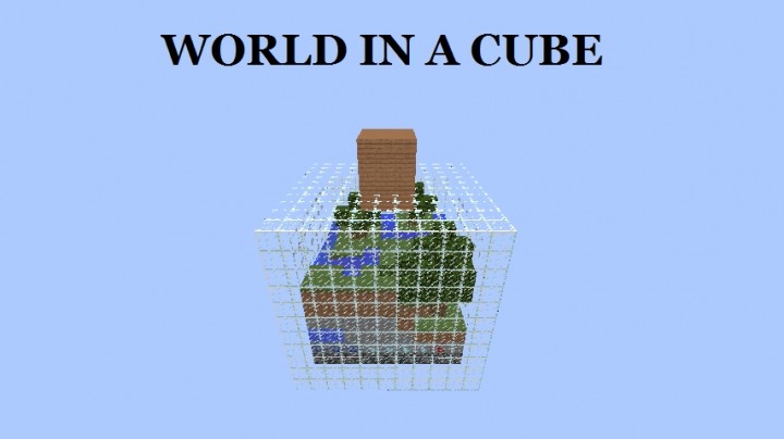 World in a cube Minecraft Map