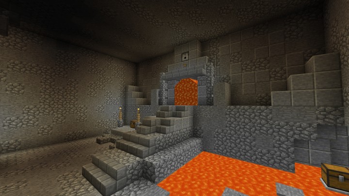 The Lava Dungeon Minecraft Map