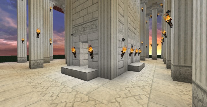 Roman Temple Minecraft Map
