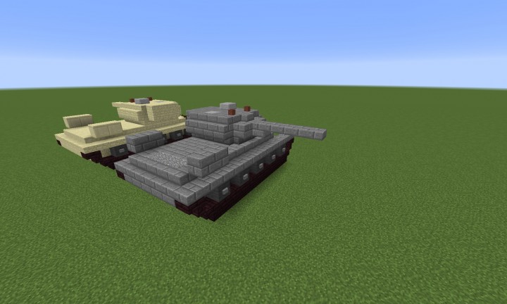 Russian T-34-85 Medium Tank Minecraft Map